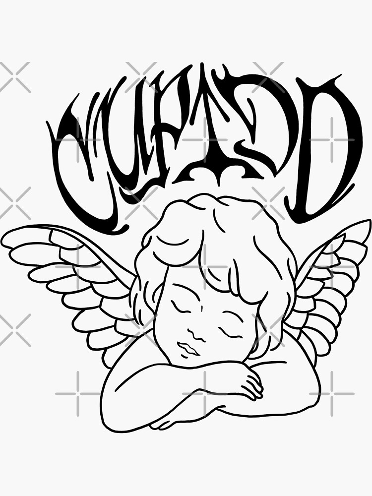 Pegatina «tini stoessel - cupido (+ ángel) en negro» de tinispieterse ...