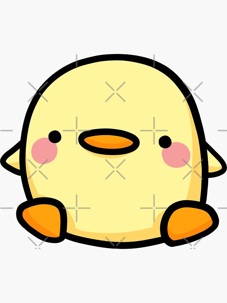 "Duck" Sticker for Sale by Nikamii | Redbubble