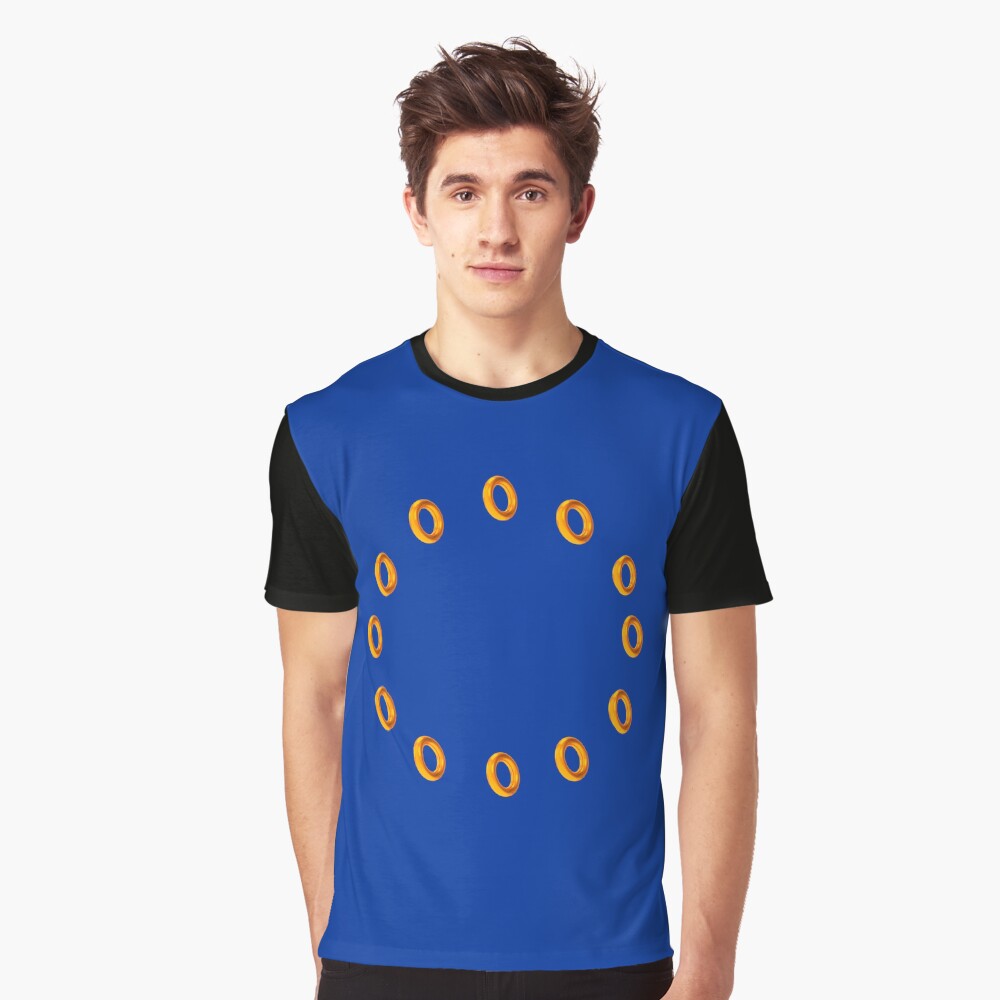 "european union sonic ring" Sticker for Sale by Frogus | Redbubble