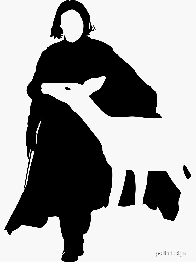 "Snape Doe" Sticker for Sale by polliadesign | Redbubble