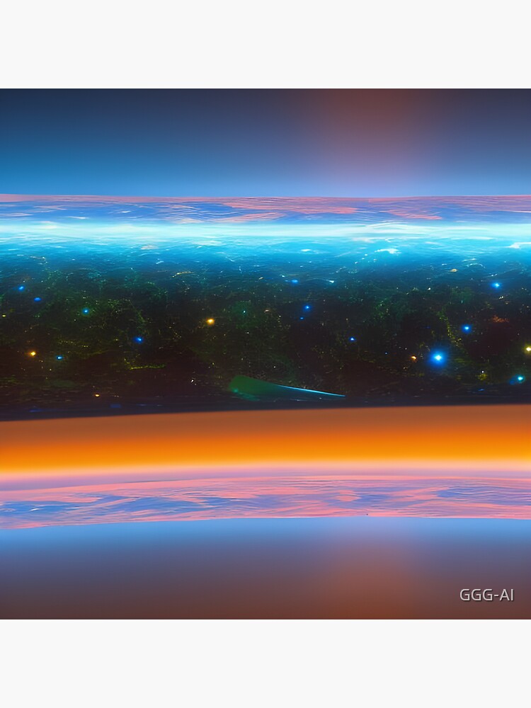 "Collapsing Multiverse II" Sticker for Sale by GGG-AI | Redbubble