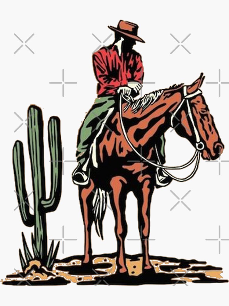 Cowboy stickers store