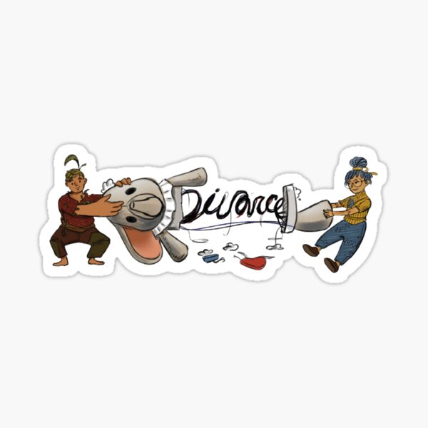 "It Takes Two Cutie" Sticker for Sale by yalalal | Redbubble