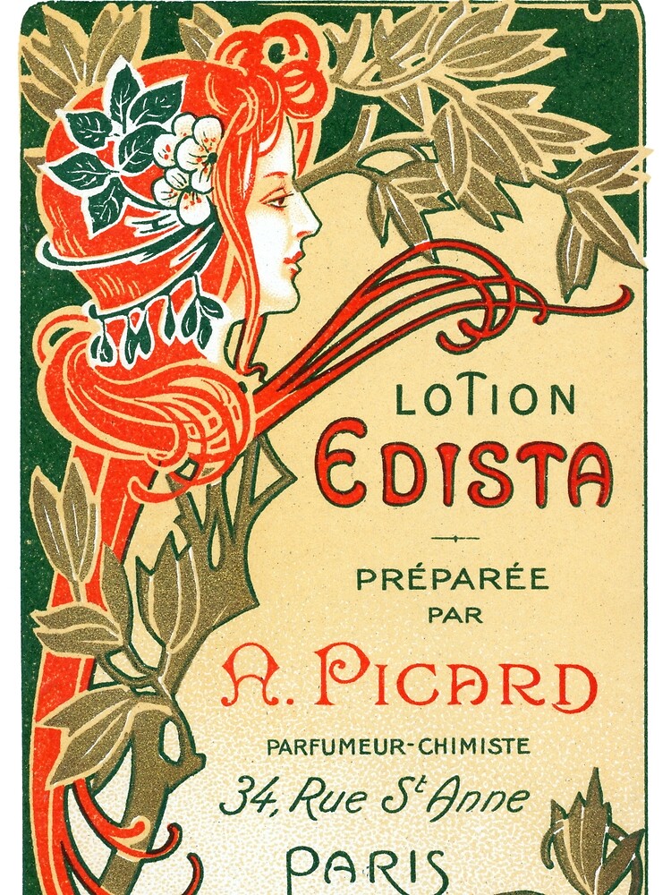 "1910 French Art Nouveau label " Graphic T-Shirt for Sale by ...