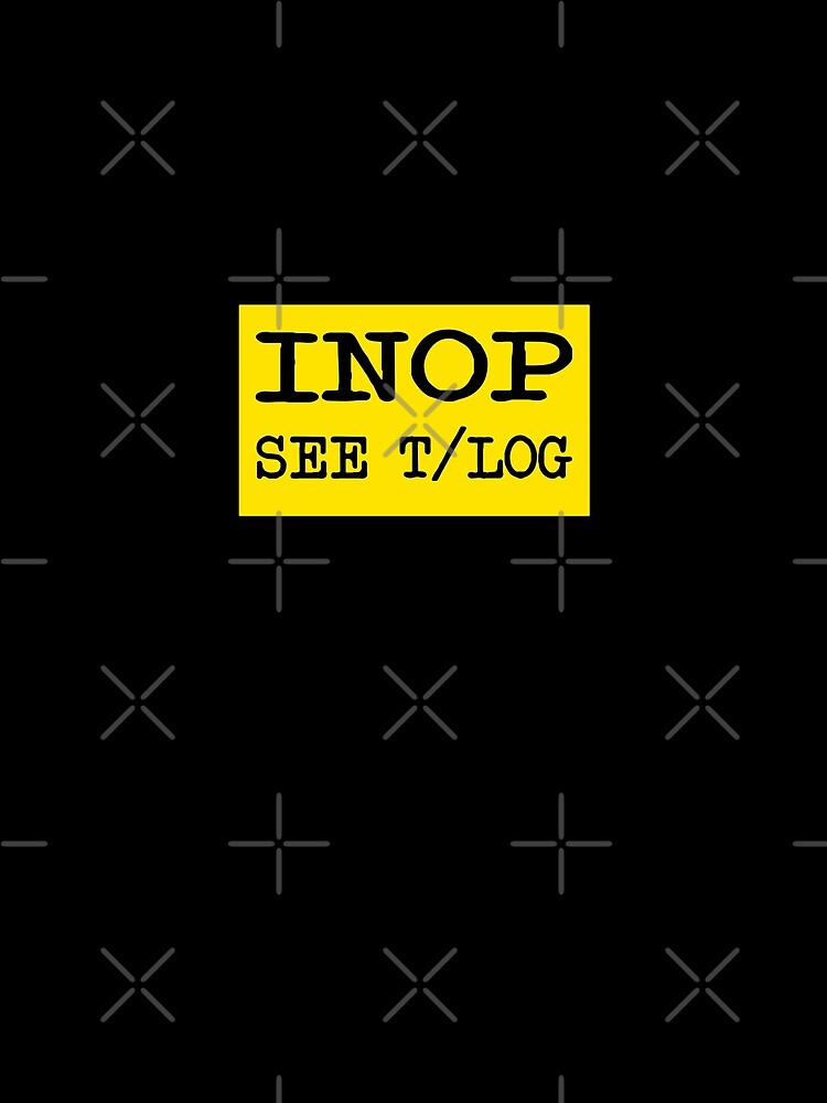 "Inop See Technical Log Airplane Inoperative Sign Humor Saying" Graphic ...