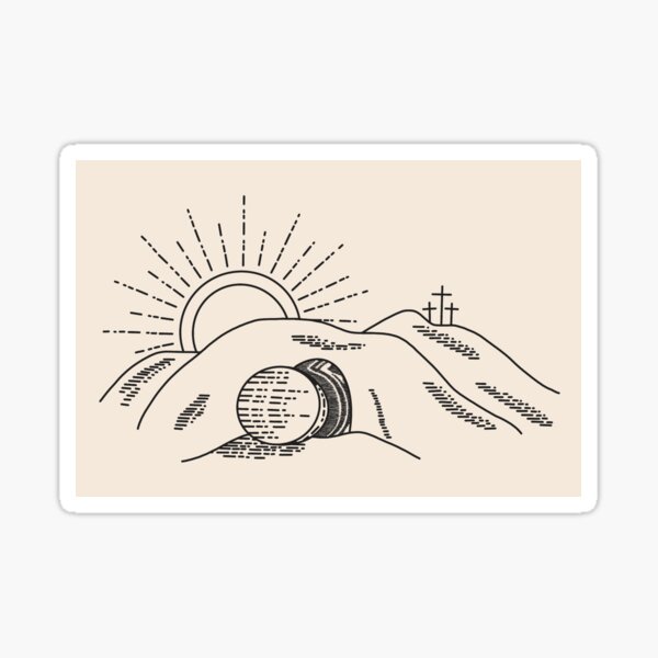 "Resurrection Day" Sticker for Sale by tiahnnabryant01 | Redbubble