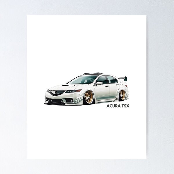 "Acura TSX" Poster for Sale by VectorBurn | Redbubble