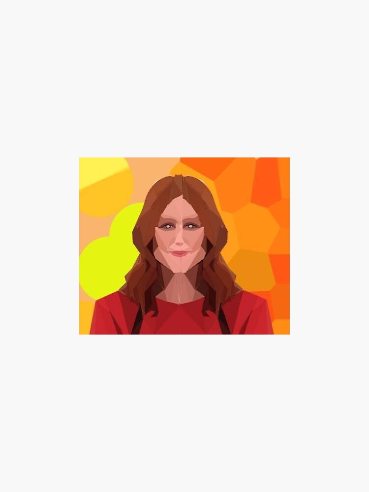 "Poppy adams (low poly edition)" Sticker for Sale by Gsonarts11 | Redbubble