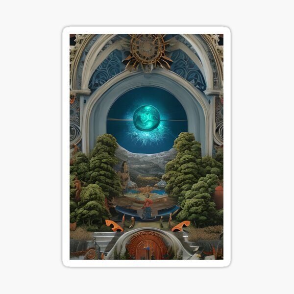 "Surrealist painting like digital art of the Monad of creation in the ...