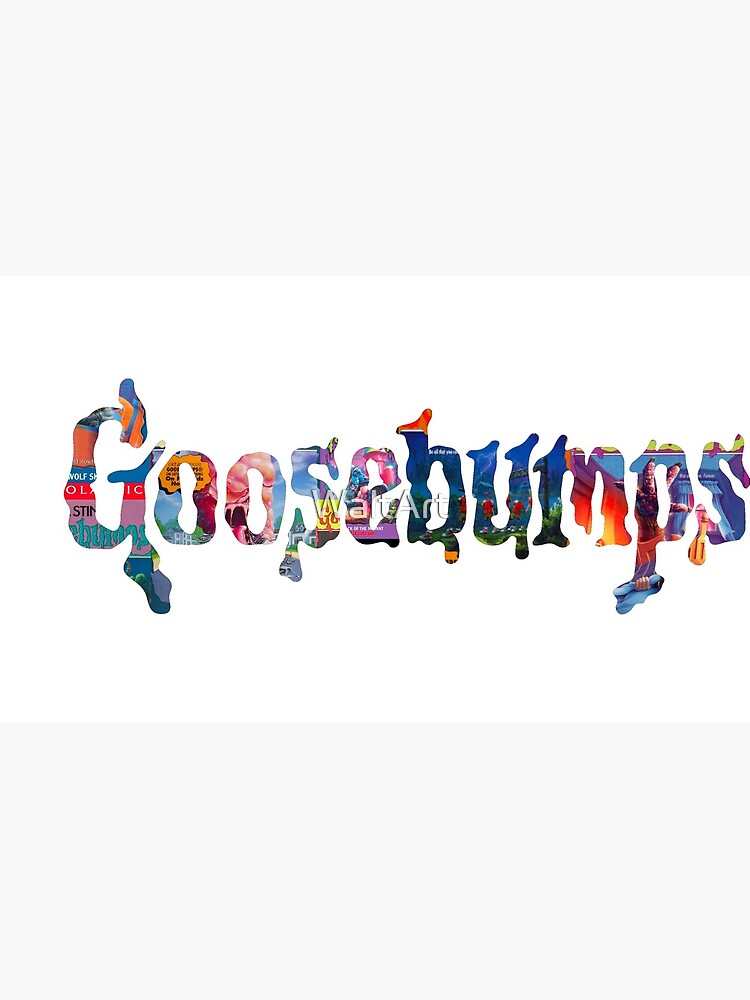 "Goosebumps - Font Made Of Book Covers" Photographic Print for Sale by ...
