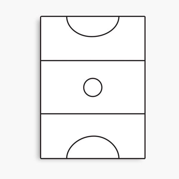 "Netball Court" Canvas Print for Sale by samantor | Redbubble