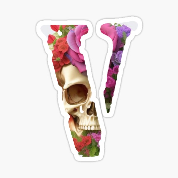 "Vlone - Skull Edition " Sticker for Sale by ai-aitist | Redbubble