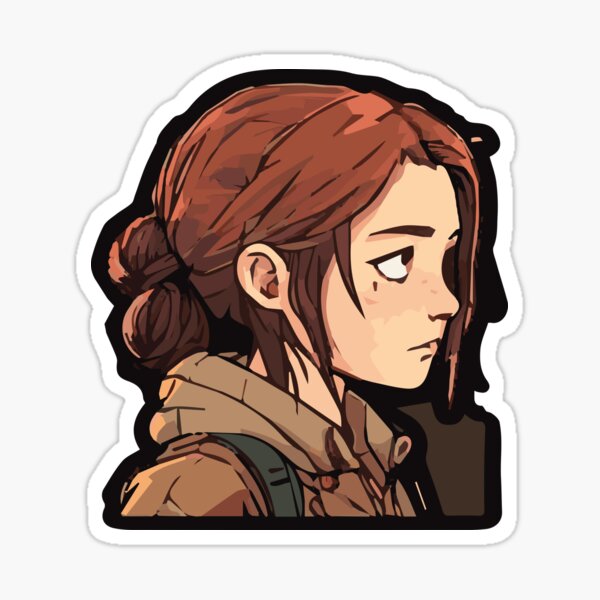 "Ellie" Sticker for Sale by MystiS | Redbubble