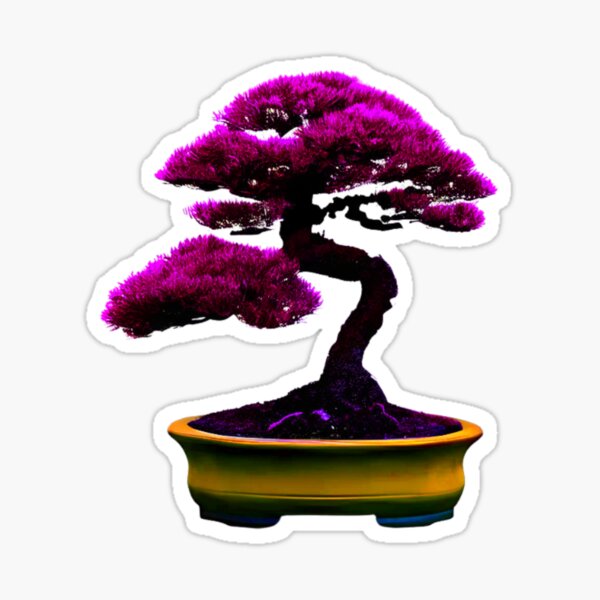 "Beautiful Bonsai tree artwork" Sticker for Sale by gramizzia | Redbubble