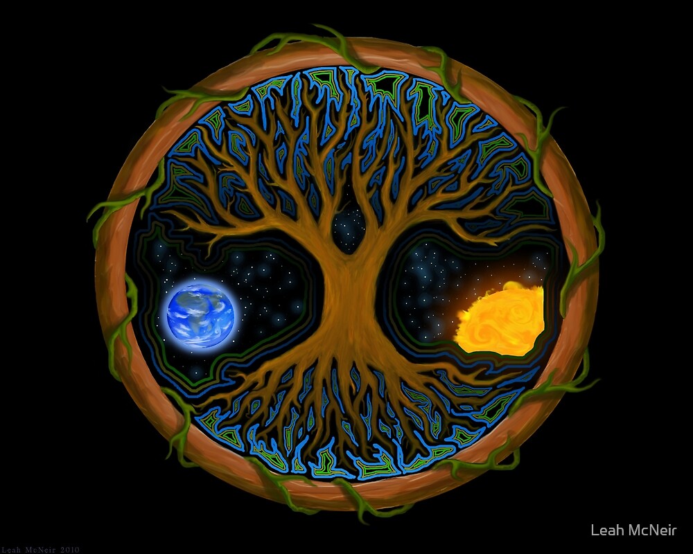 "Astral Tree of Life" by Leah McNeir | Redbubble