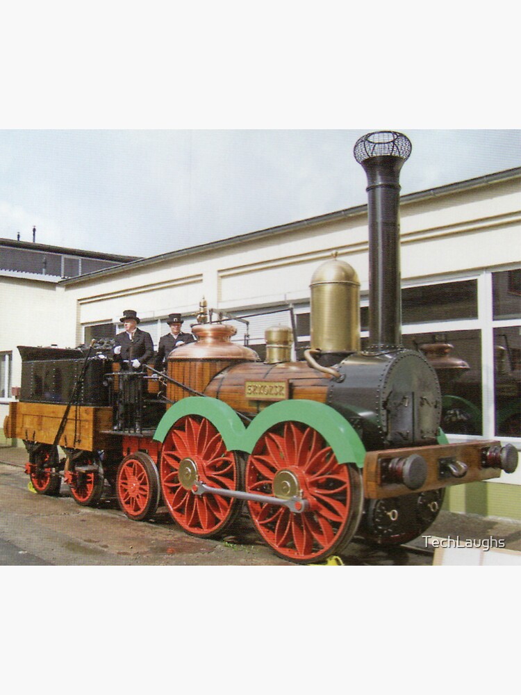 "Early 1800s Steam Locomotive" Sticker for Sale by TechLaughs | Redbubble