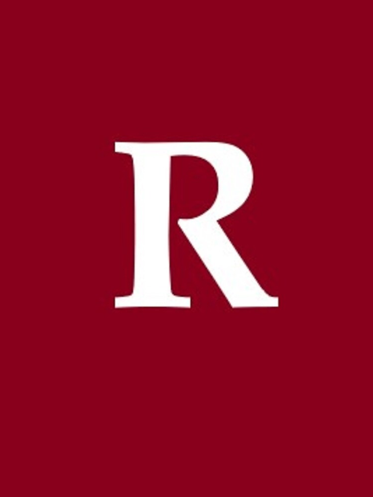 "Letter R maroon" T-shirt for Sale by dinelson | Redbubble | letter ...