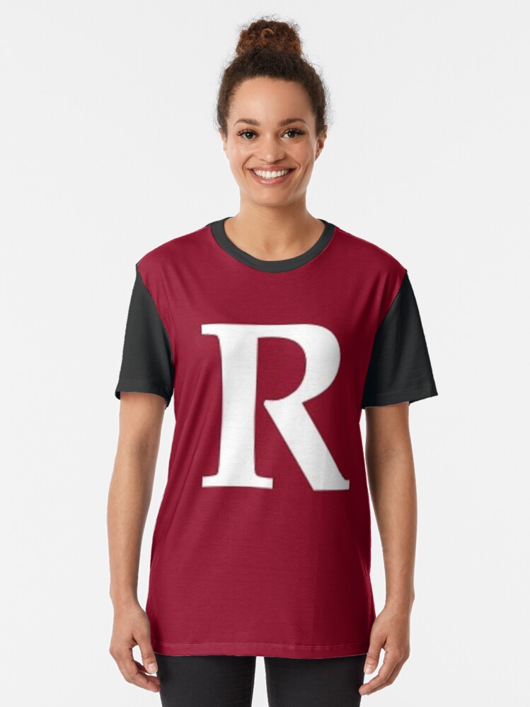"Letter R maroon" T-shirt for Sale by dinelson | Redbubble | letter ...