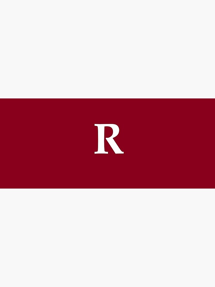 "Letter R maroon" Poster for Sale by dinelson | Redbubble