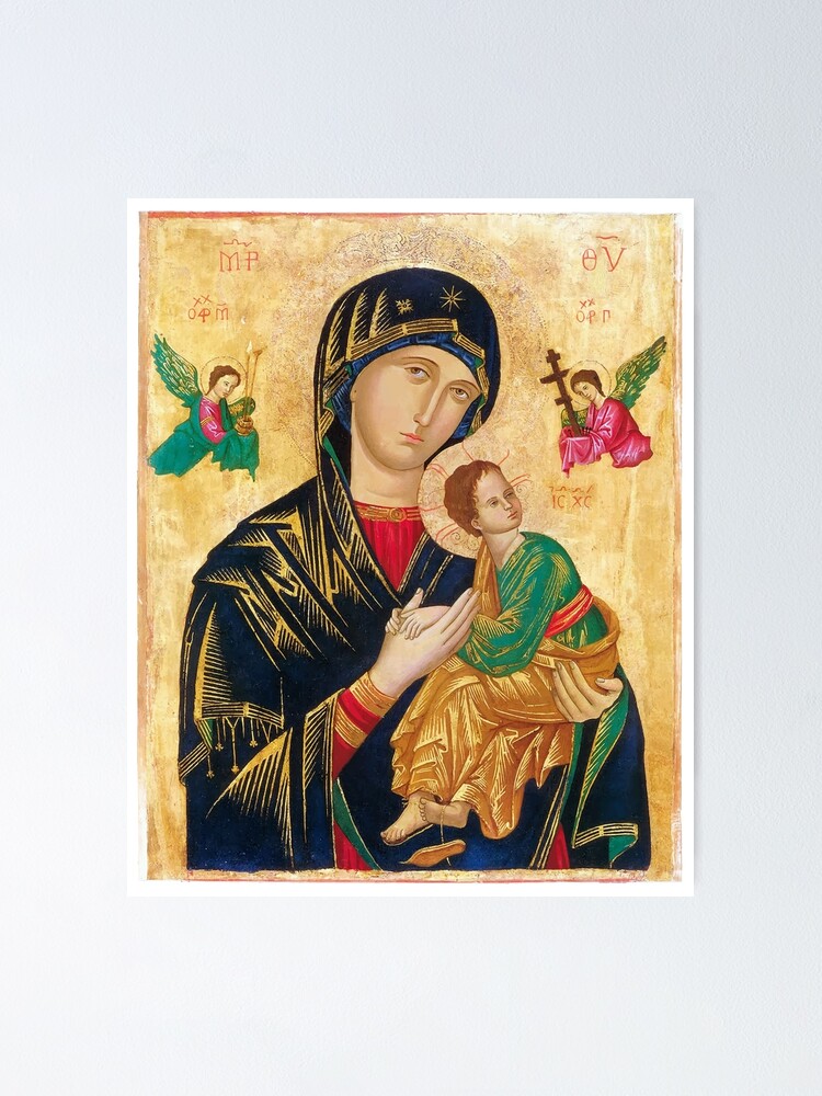 "Our Mother of Perpetual Help, icon art" Poster by monsterplanet ...