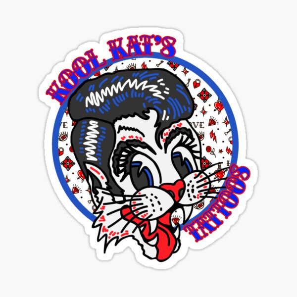 "Kool Kats" Sticker for Sale by ShoppeMorbid | Redbubble