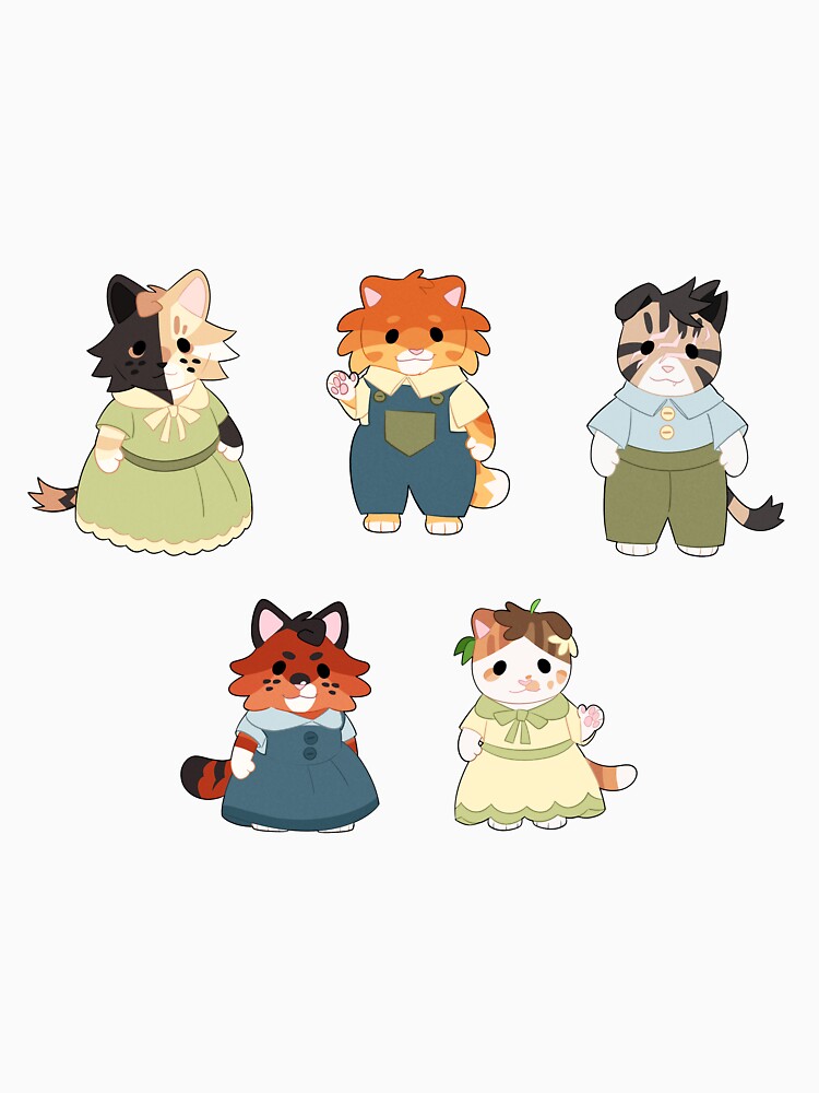 "Warriors calico critters fam sticker sheet! " Essential T-Shirt for ...