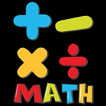 "Maths Day Costume Idea for Kids & Teacher Numbers Maths" Sticker for ...
