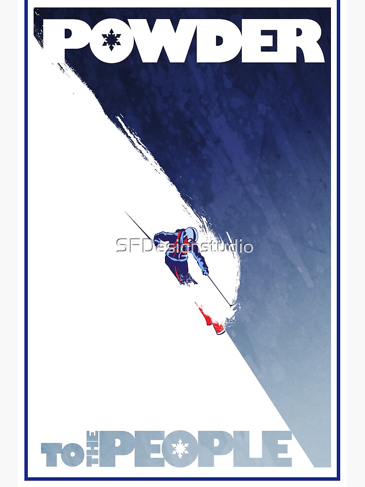 "Powder to the People" Art Board Print for Sale by SFDesignstudio ...