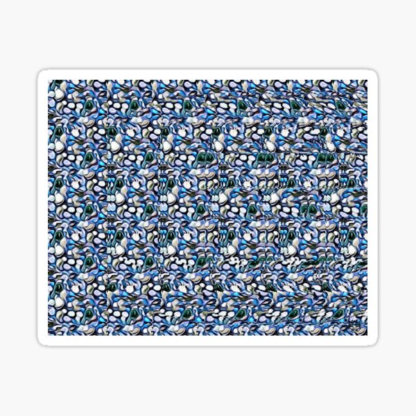"The Letter E Stereogram" Sticker for Sale by JMarP | Redbubble