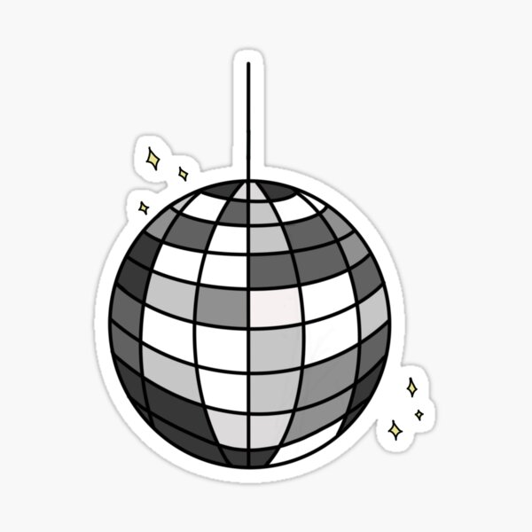 "Mirrorball " Sticker for Sale by stickersbytay | Redbubble