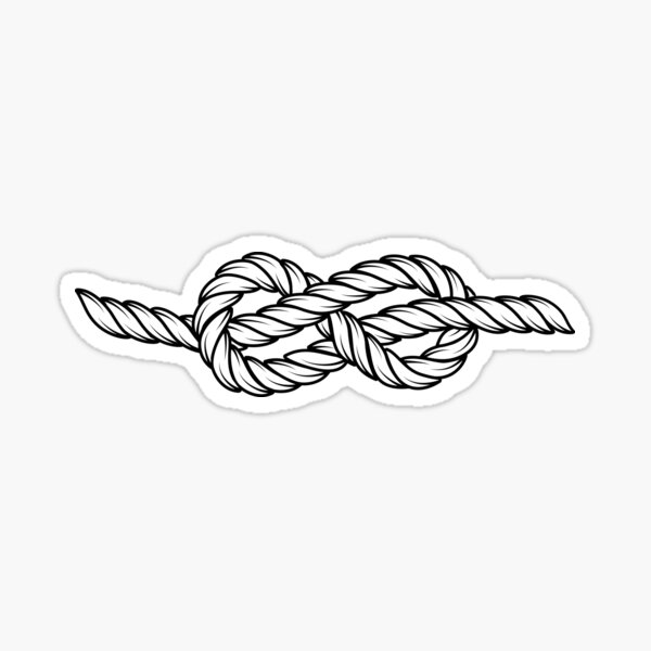 "Rope Knot" Sticker for Sale by ihsanwj | Redbubble