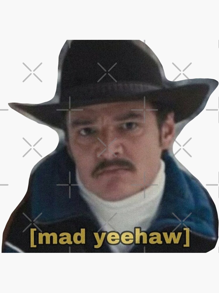 "Cowboy Pedro Pascal " Sticker for Sale by NoaTurner | Redbubble