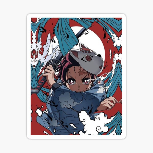 "Tanjiro The Slayer of Demon" Sticker for Sale by WithandJoy | Redbubble