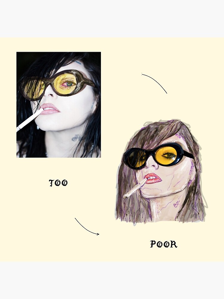 "Too Poor" Poster by stempluspetal | Redbubble