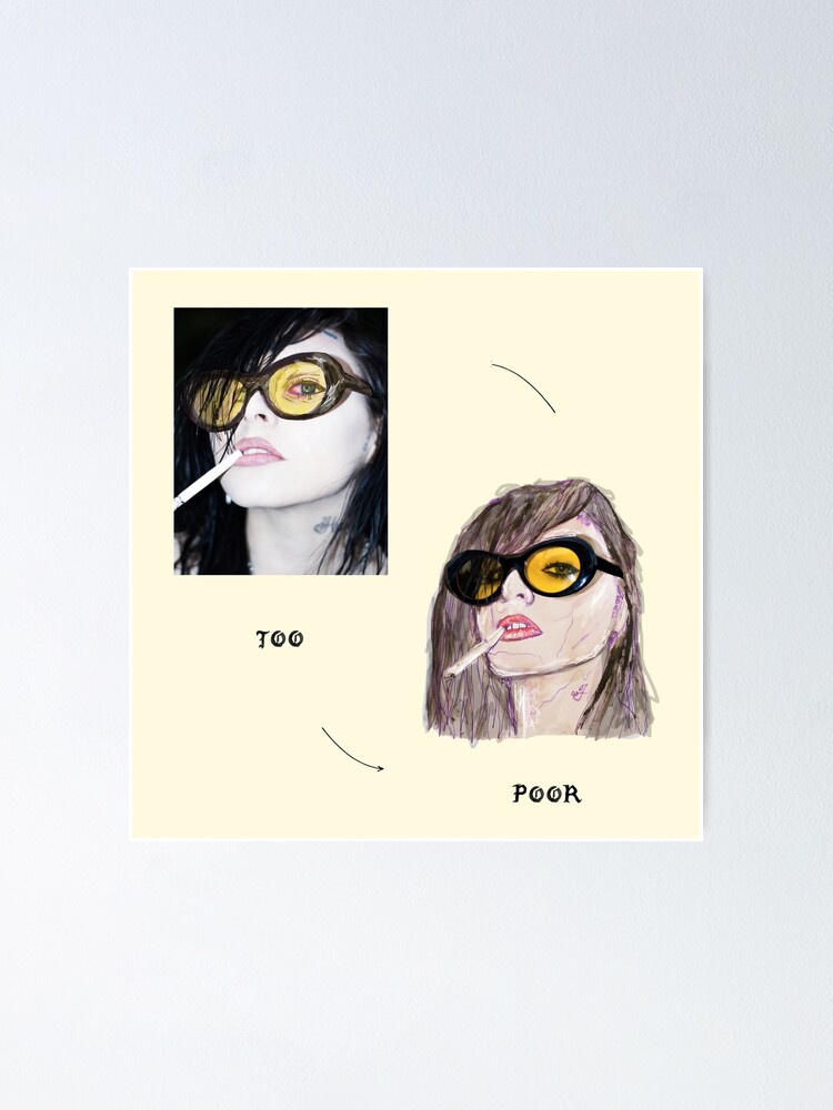 "Too Poor" Poster by stempluspetal | Redbubble