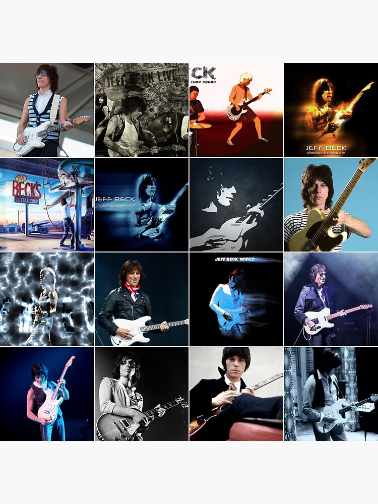"Jeff Beck English guitarist Mix Version Ultimate Mural / Collage Edit ...