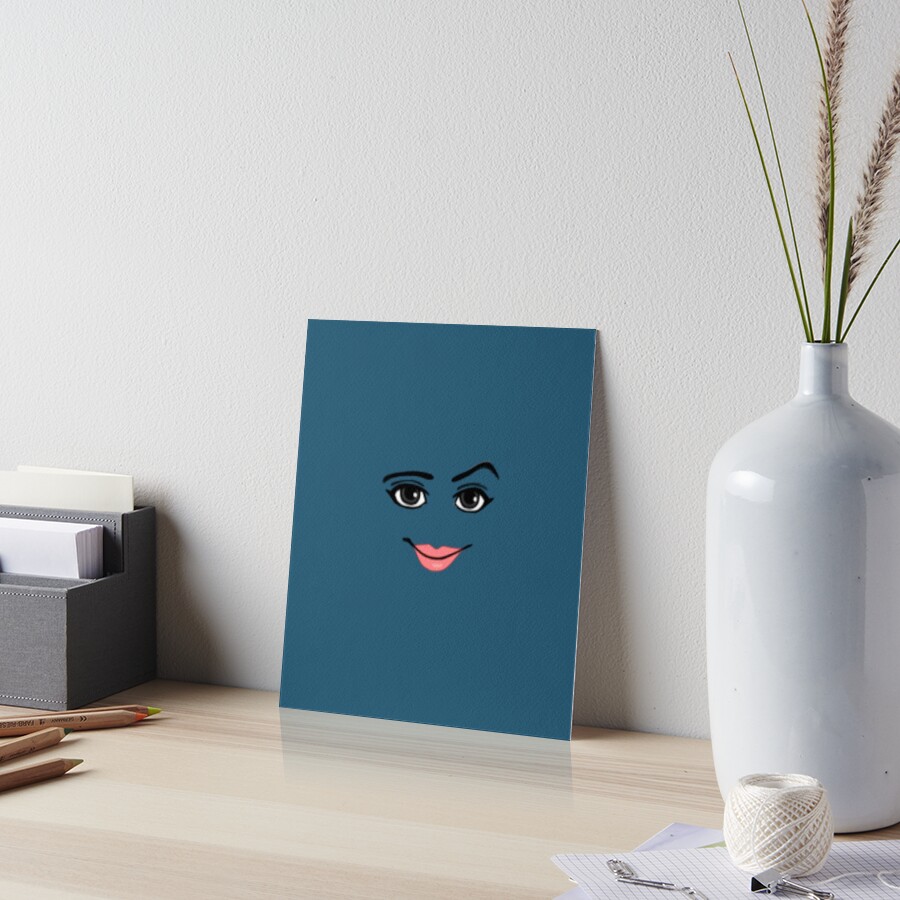 "woman face roblox" Poster for Sale by CoreyArms | Redbubble