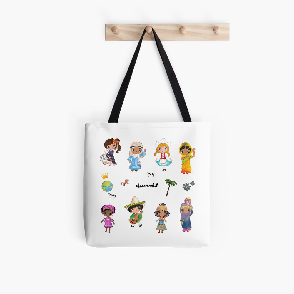 "Pattern of Cute and Colorful Multicultural Kids" Sticker for Sale by ...