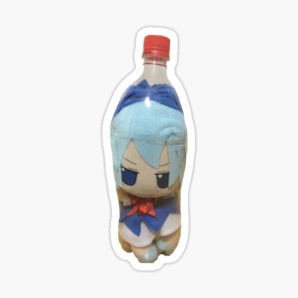 "Cirno Plush in Bottle" Sticker for Sale by dan d | Redbubble