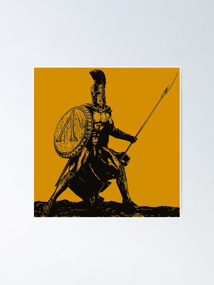 Poster « Guerrier spartiate », par ErianAndre | Redbubble