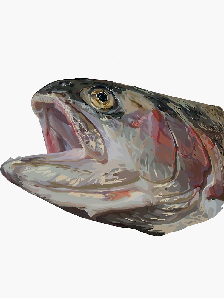 "Fish heads, fish heads" Sticker for Sale by theliberator96 | Redbubble