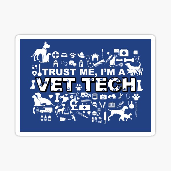 Vet Tech Stickers | Redbubble