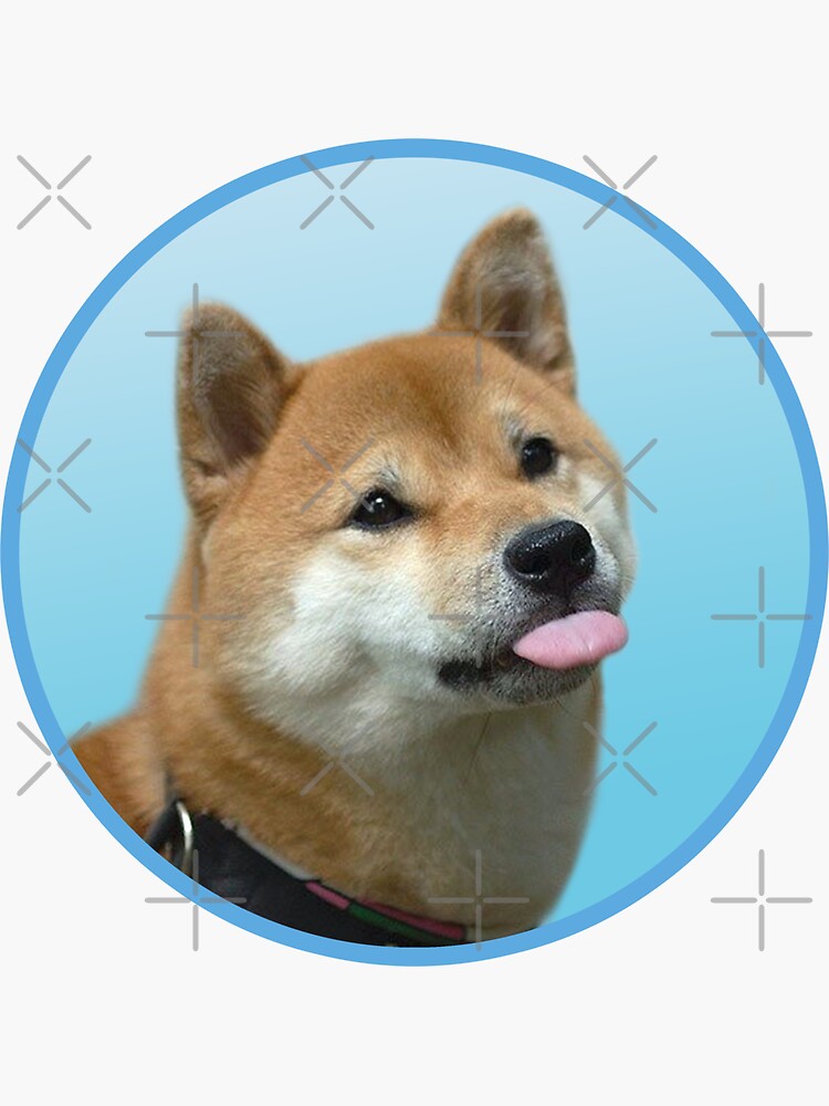 "Doggo Stickers: Shiba Mlem #3" Sticker for Sale by Elisecv | Redbubble