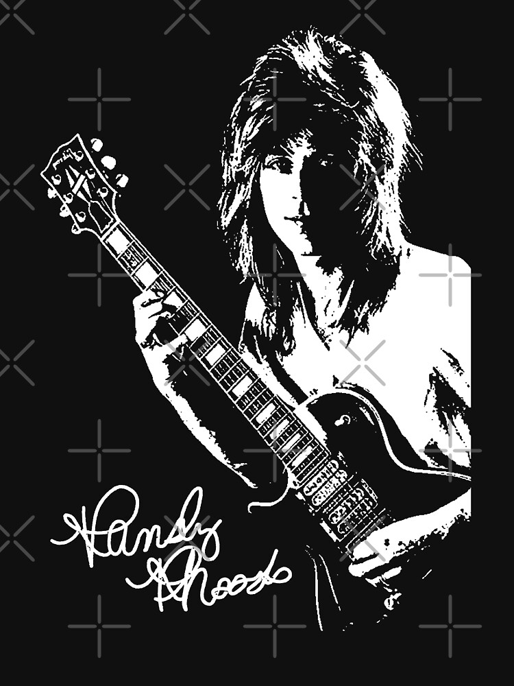 "Randy American Heavy Metal Guitarist Rhoads , Randall Signature ...