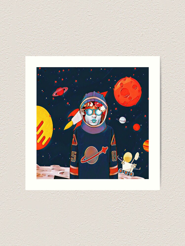 "Spaceman" Art Print by jblittlemonsters | Redbubble