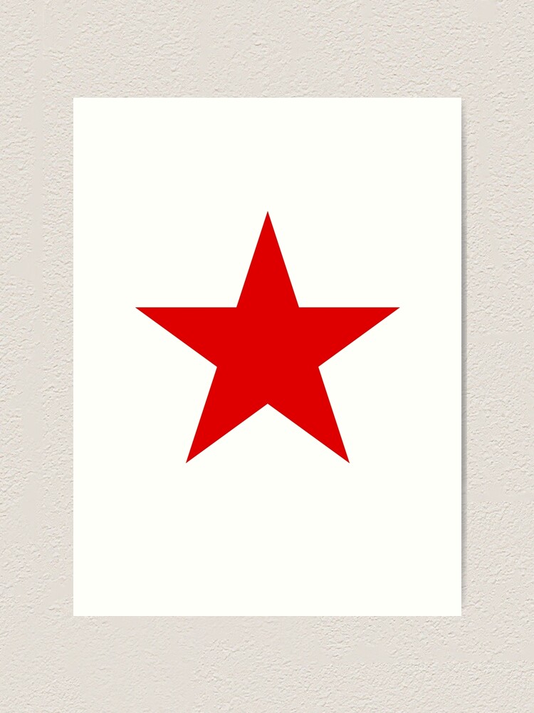 "Red Star Soviet Union CCCP" Art Print for Sale by Natalia-Art | Redbubble