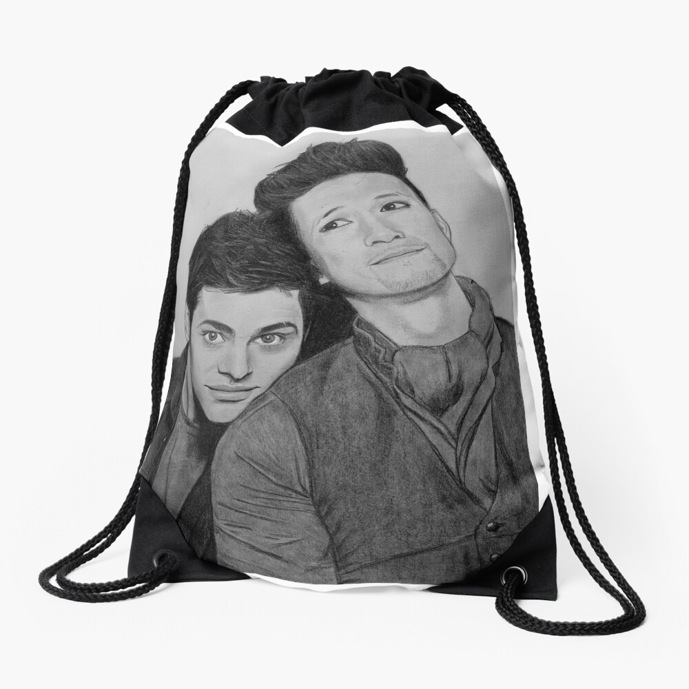 "Cute malec" Drawstring Bag for Sale by lenadraws | Redbubble