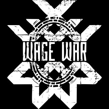 "Wage War logo" Sticker for Sale by archiehap | Redbubble