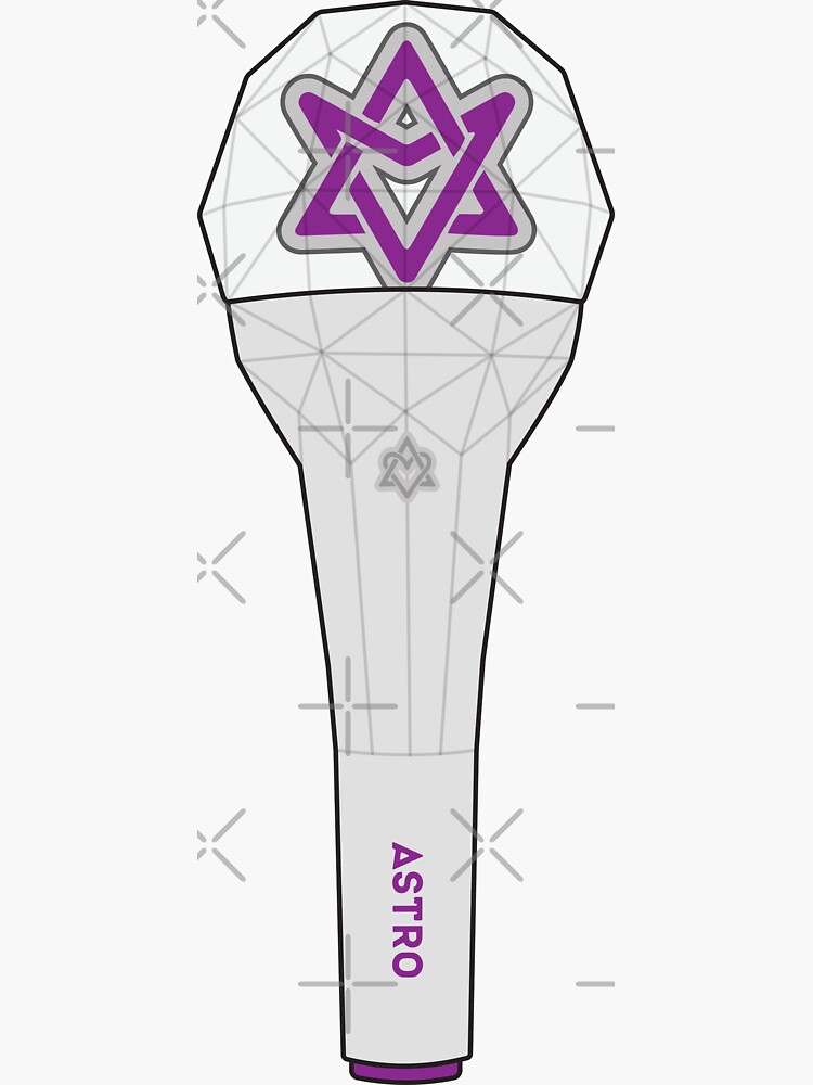 "Astro lightstick" Sticker for Sale by qawsart | Redbubble