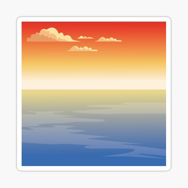 "Ethereal Scenery" Sticker for Sale by chimmychupink | Redbubble